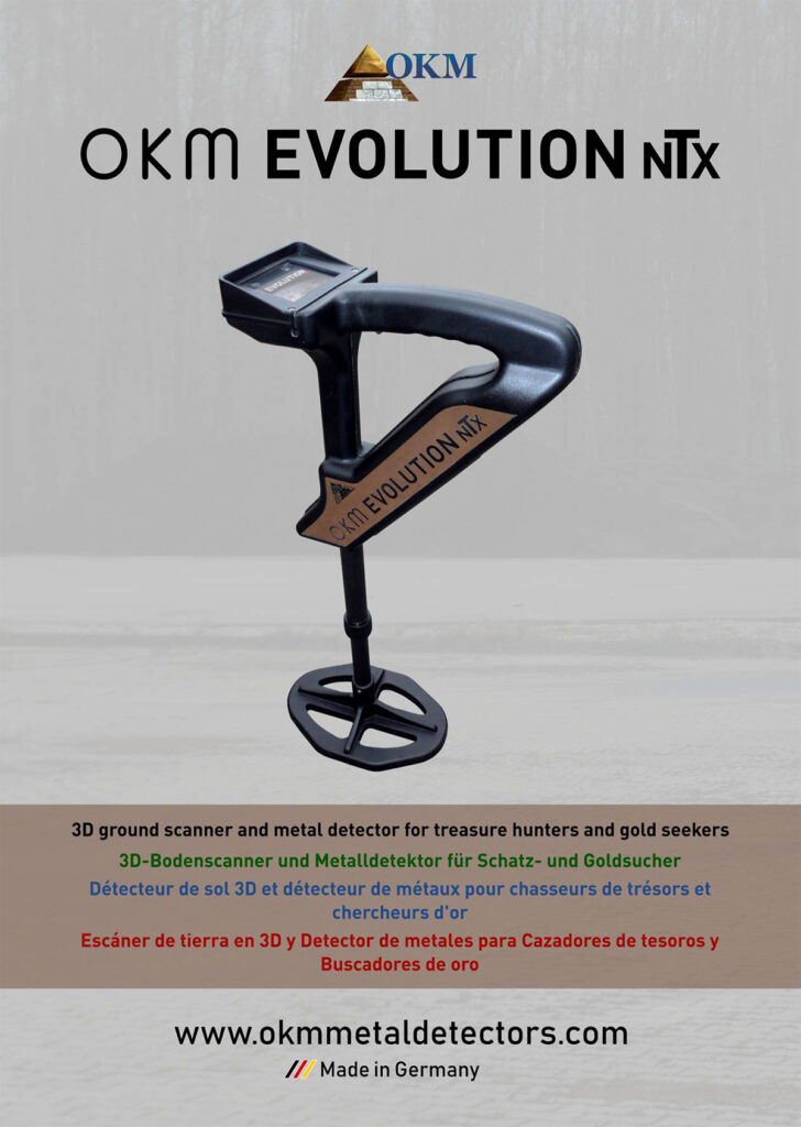 OKM Evolution NTX | Escáner 3D y Detector Alemán (8m Prof.)